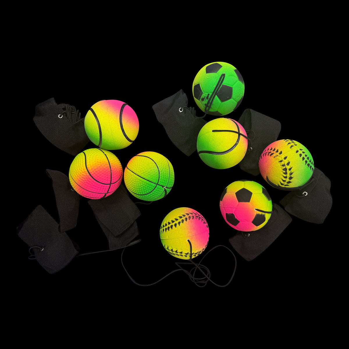 Multicolor Wrist Sports Return Ball – dallastoyswholesale
