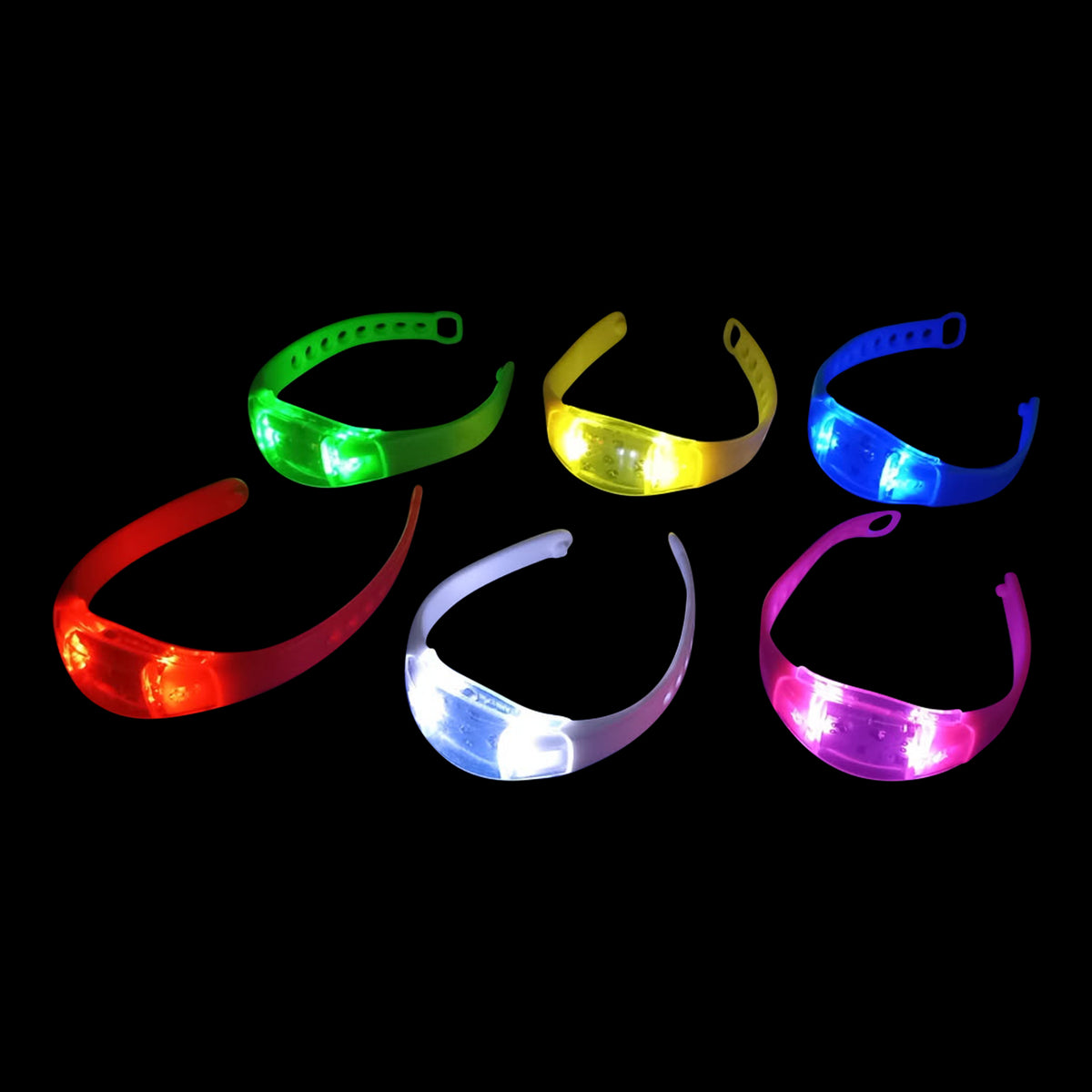 Led Glowing Silicon bracelets – dallastoyswholesale