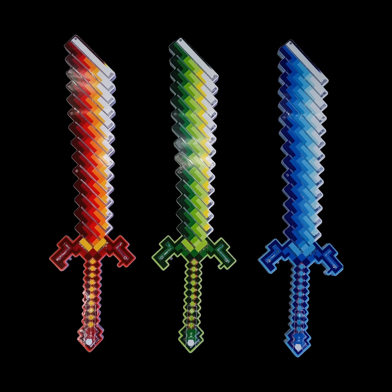 Led Crystal Pixel Sword – dallastoyswholesale