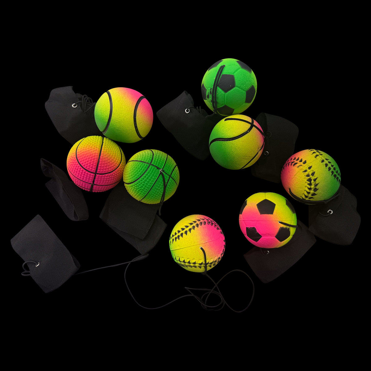 Multicolor Wrist Sports Return Ball – dallastoyswholesale
