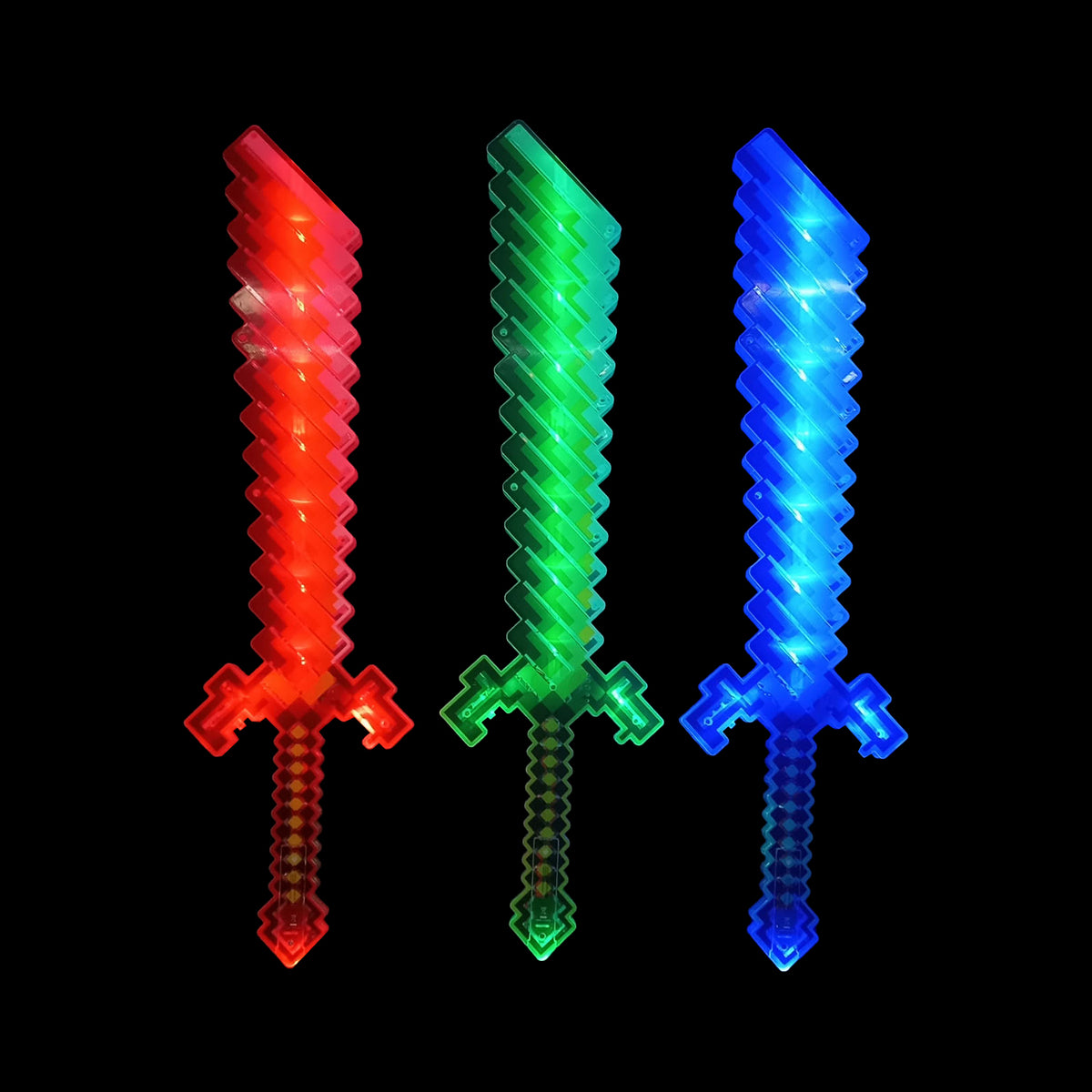 Led Crystal Pixel Sword – dallastoyswholesale