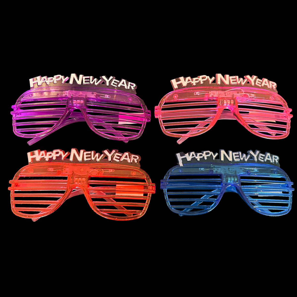Flashing Shutter Led Light up Flashing Shade Party Glasses ...