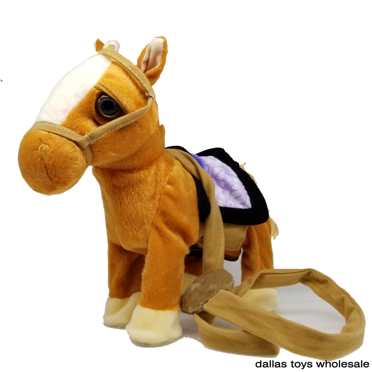 Battery Operated Walking Horse On Leash – dallastoyswholesale