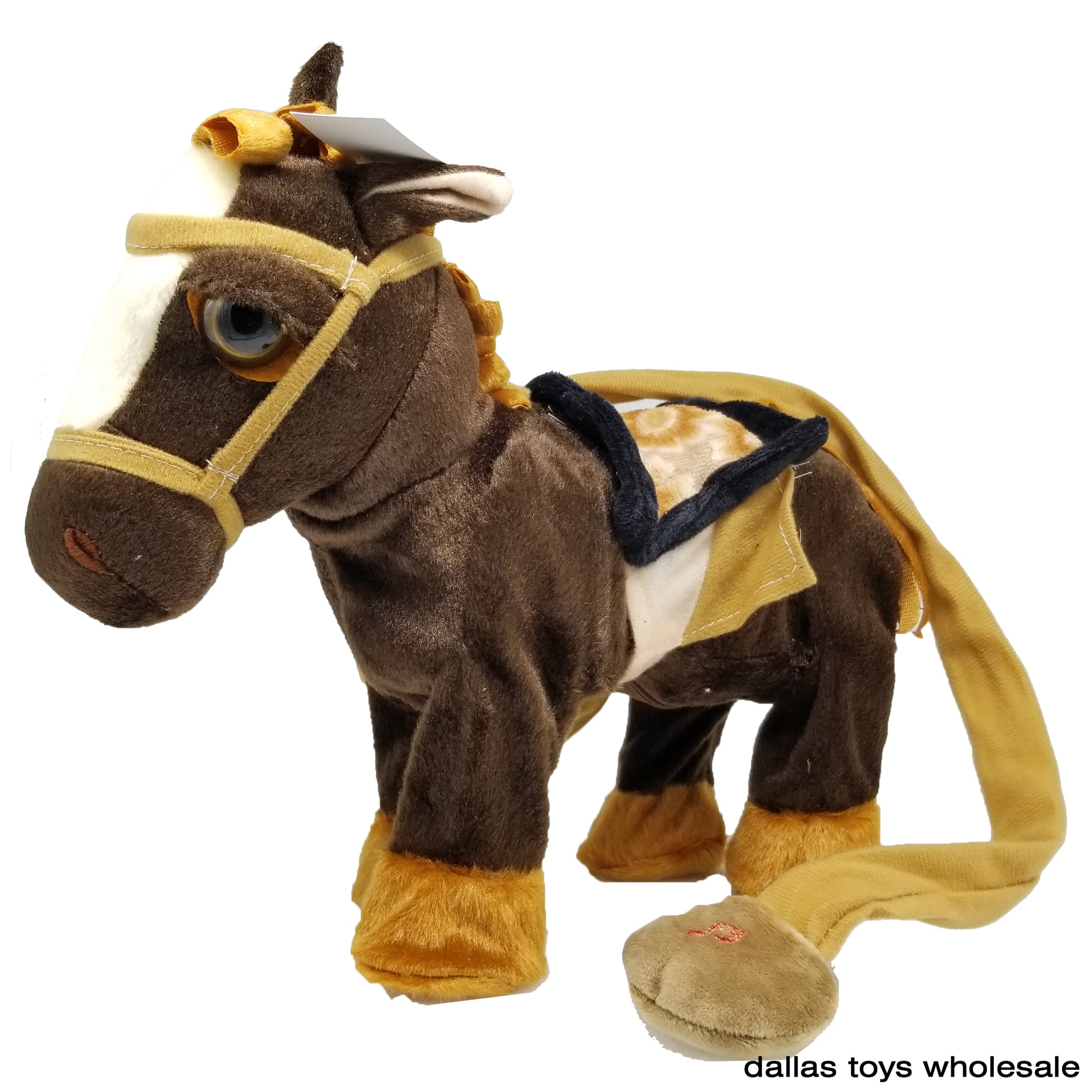 Battery Operated Walking Horse On Leash – dallastoyswholesale