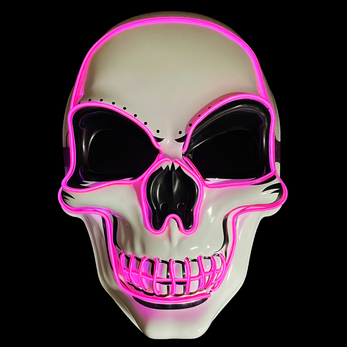 Halloween Led Light Up Sugar Skull Face Mask – dallastoyswholesale