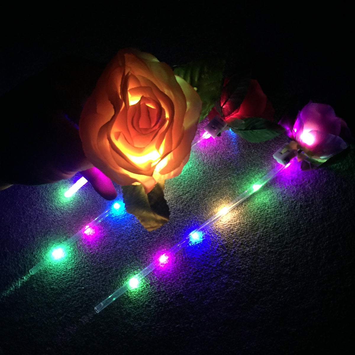 LED Light Up Roses Stick – dallastoyswholesale