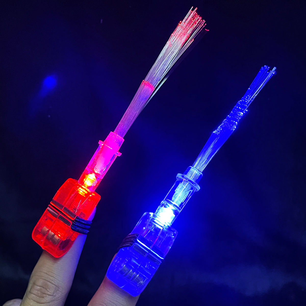 LED Finger Light w/ Optic Fiber Beam – dallastoyswholesale
