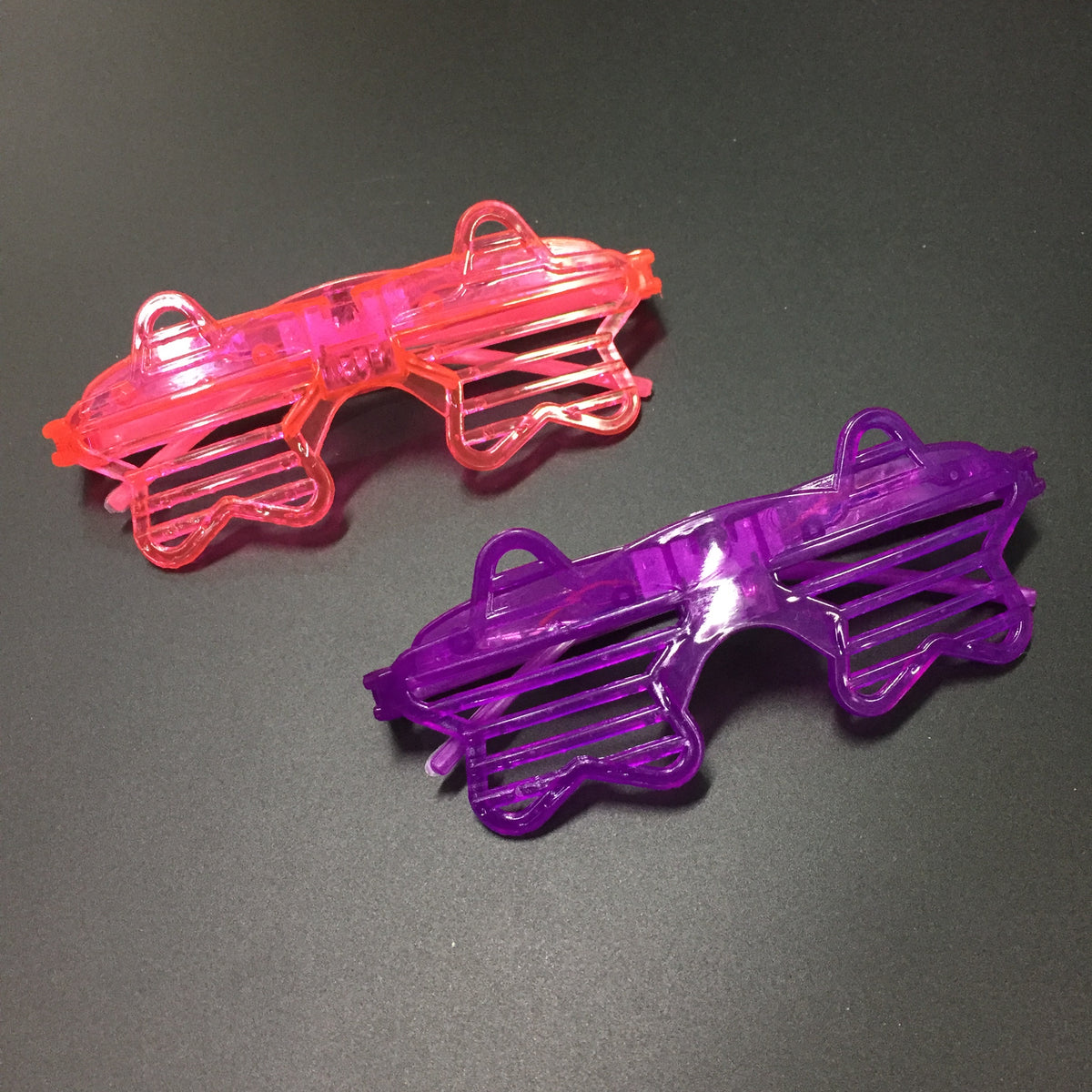 Flashing Shutter Led Light up Flashing Shade Party Glasses ...