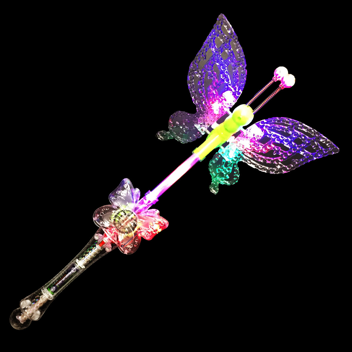 Flashing Light Up Butterfly Wand – dallastoyswholesale