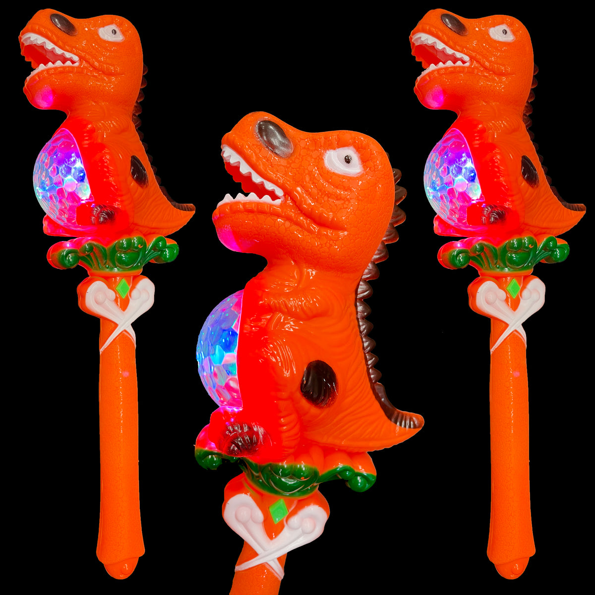 Led dinosaur Wand with music – dallastoyswholesale