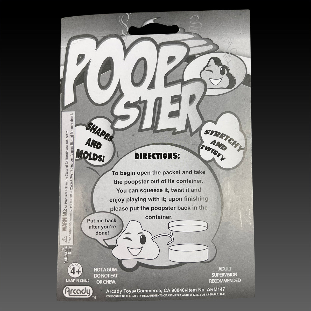 Poopster Blister – dallastoyswholesale